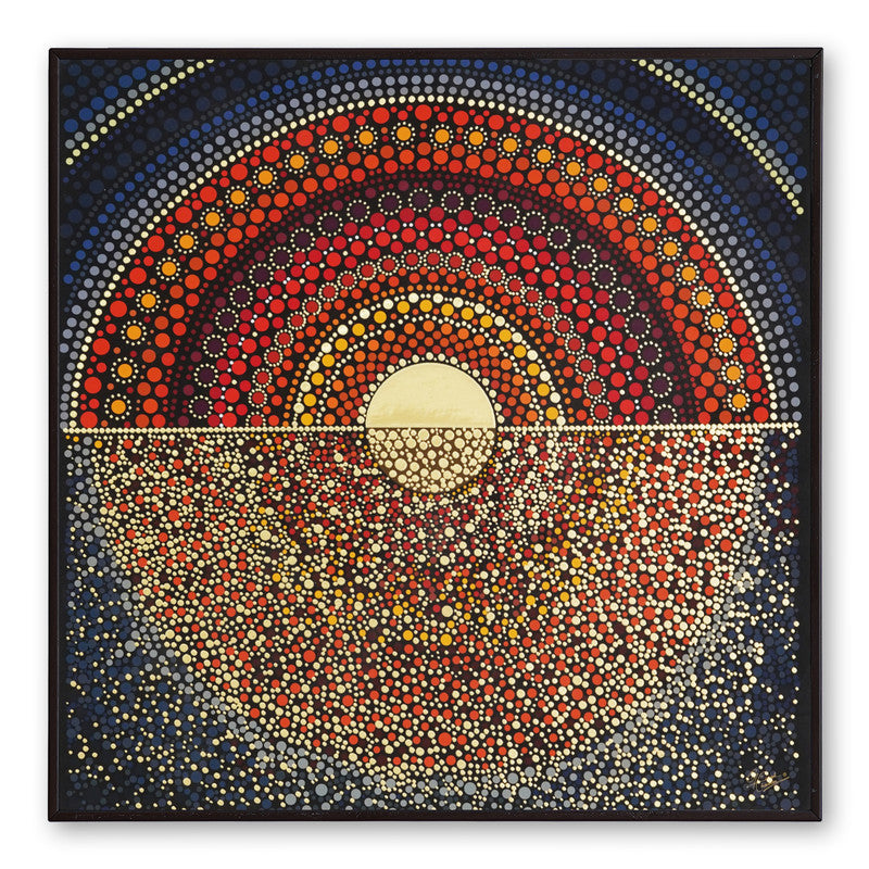 Abstract Design Golden Emboss Wall Painting For Home And Office Ph-12 ...