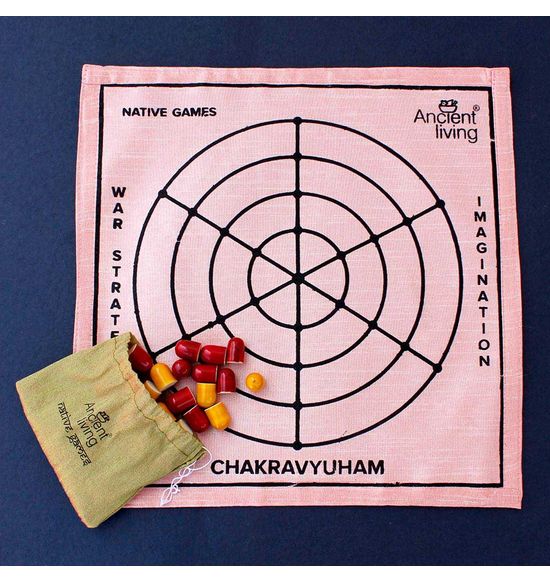 Chakravyuham Board Game ( Crafted in Raw Silk ) – Trendia