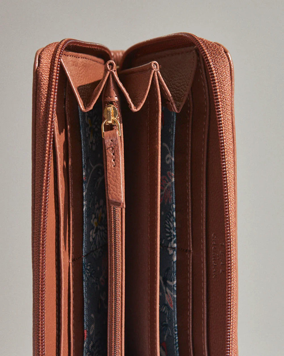 Teal By Grey Bloom Long Wallet - Chumbak – Trendia