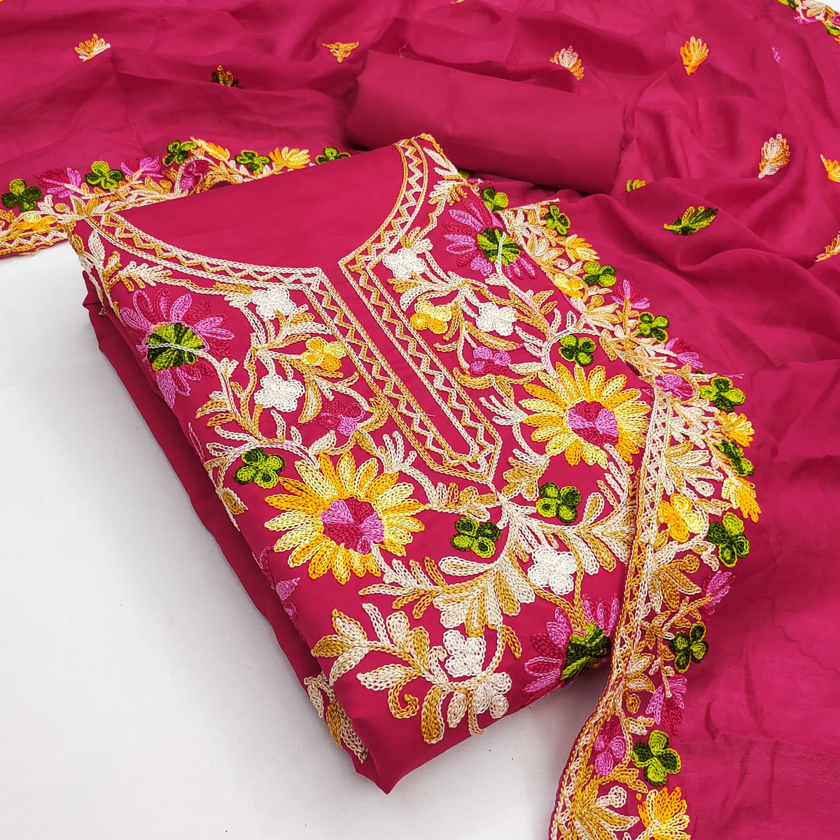 Women's Rust Roman Silk Solid Kurta Set – Trendia