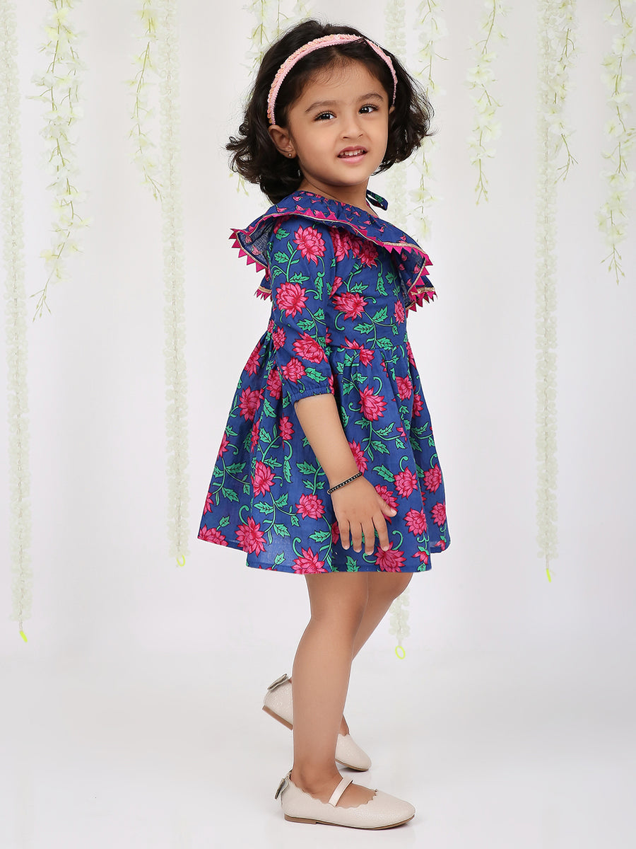 Girl's Lotus Frilly Summer Frock – Trendia