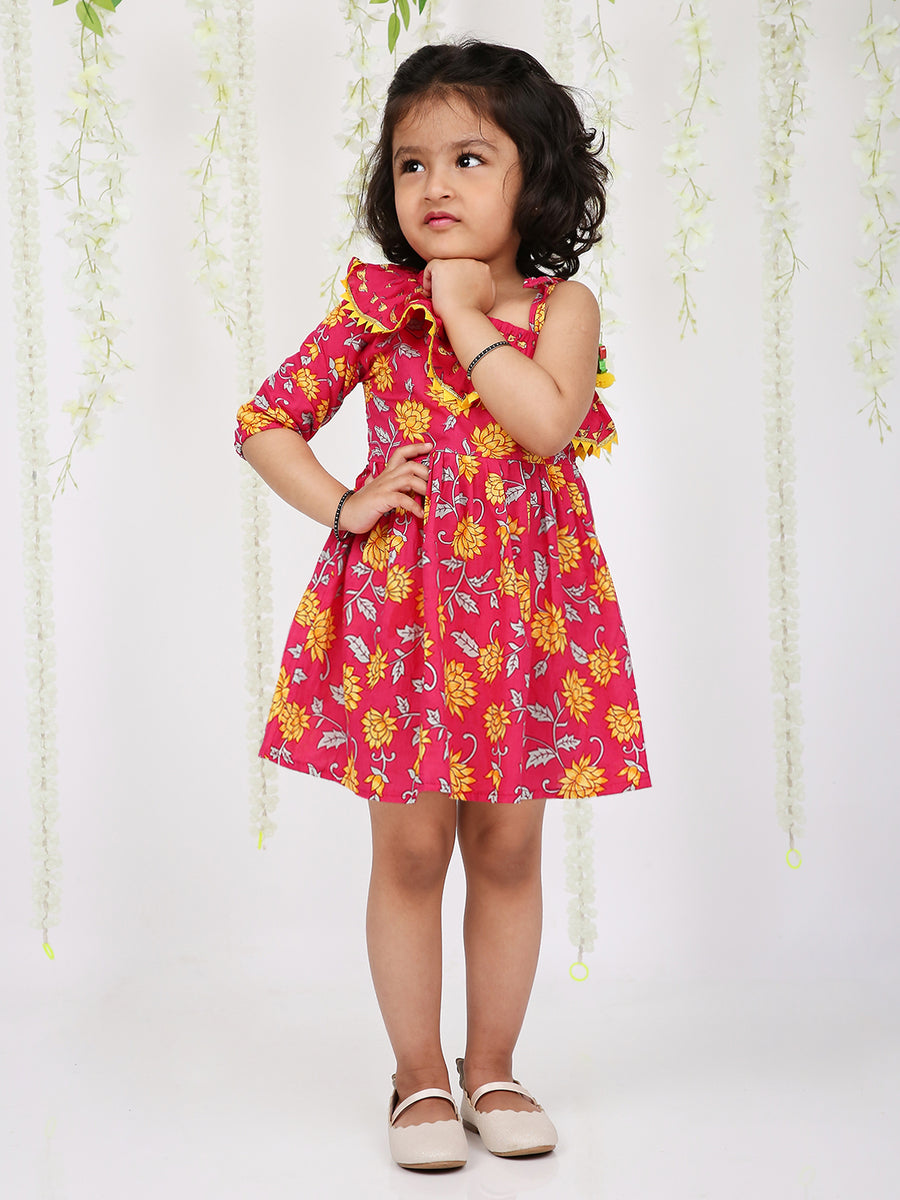 Girl's Lotus Frilly Summer Frock – Trendia