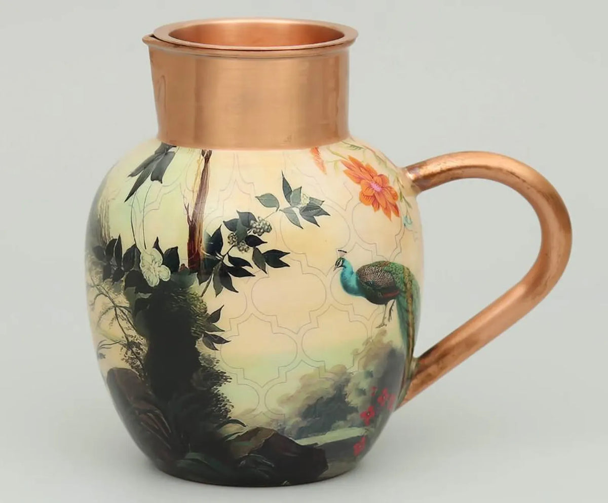 River Bank Silvassa Pure Copper Jug Set – Trendia