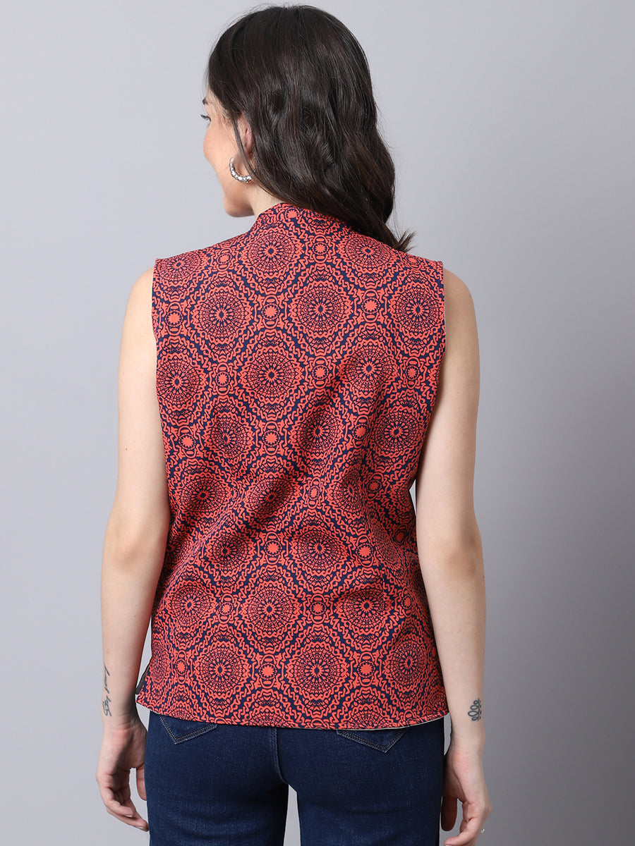 Women's Blue Open Front Gillet – Trendia