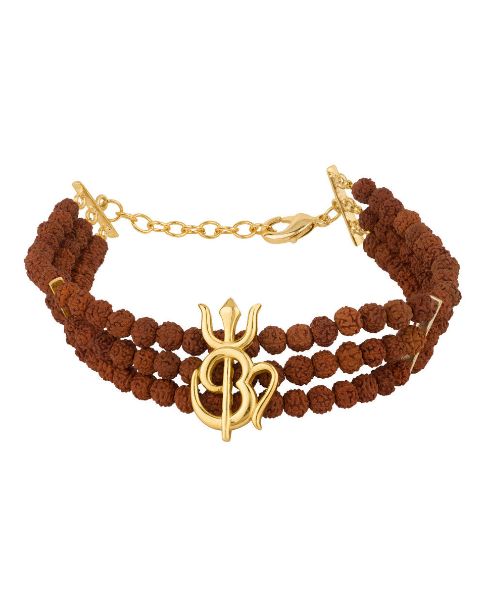 Women's Stylish Mahadev Trident & Om Bracelet - Voylla – Trendia
